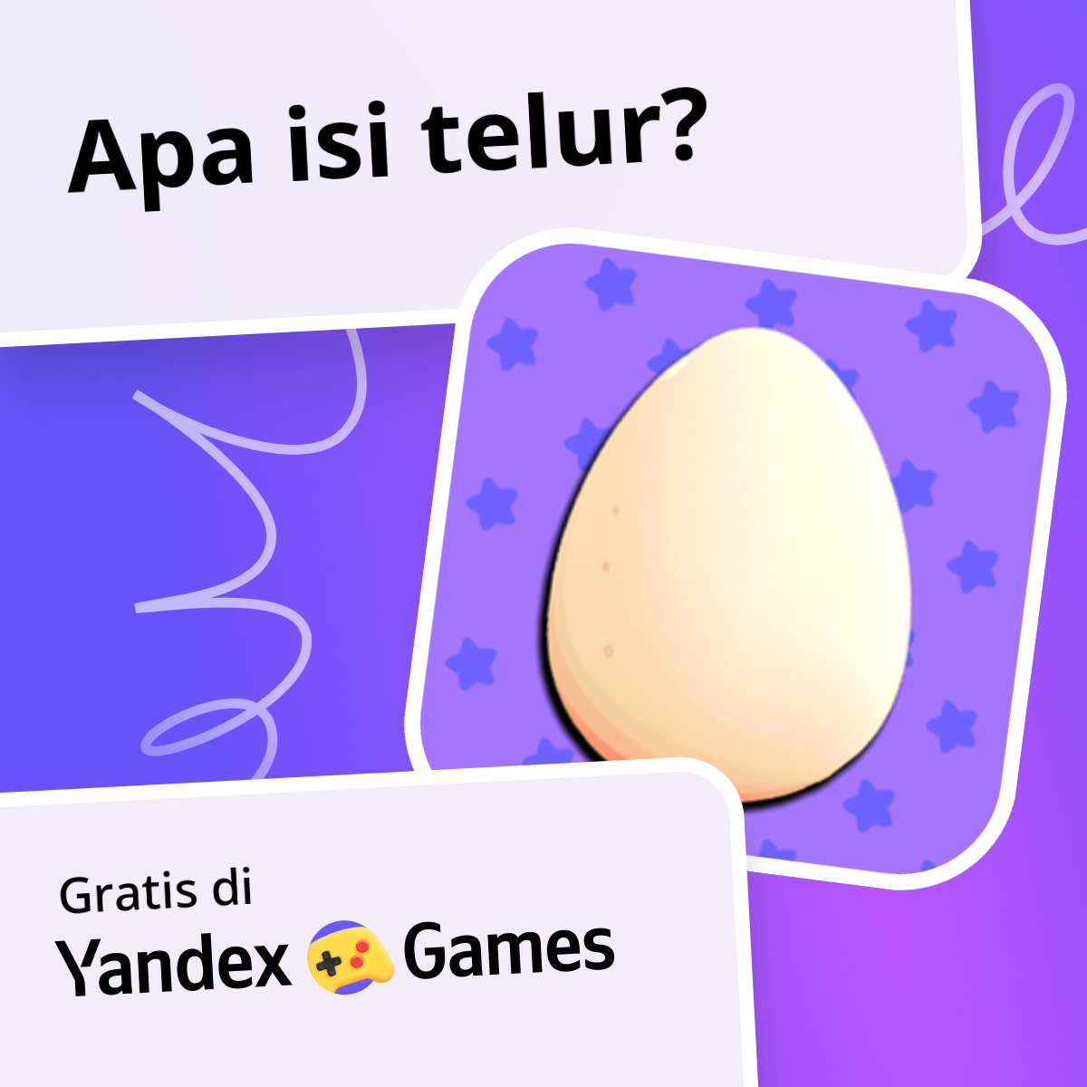 Apa isi telur? (oleh CAYN)- mainkan online secara gratis di Yandex Games