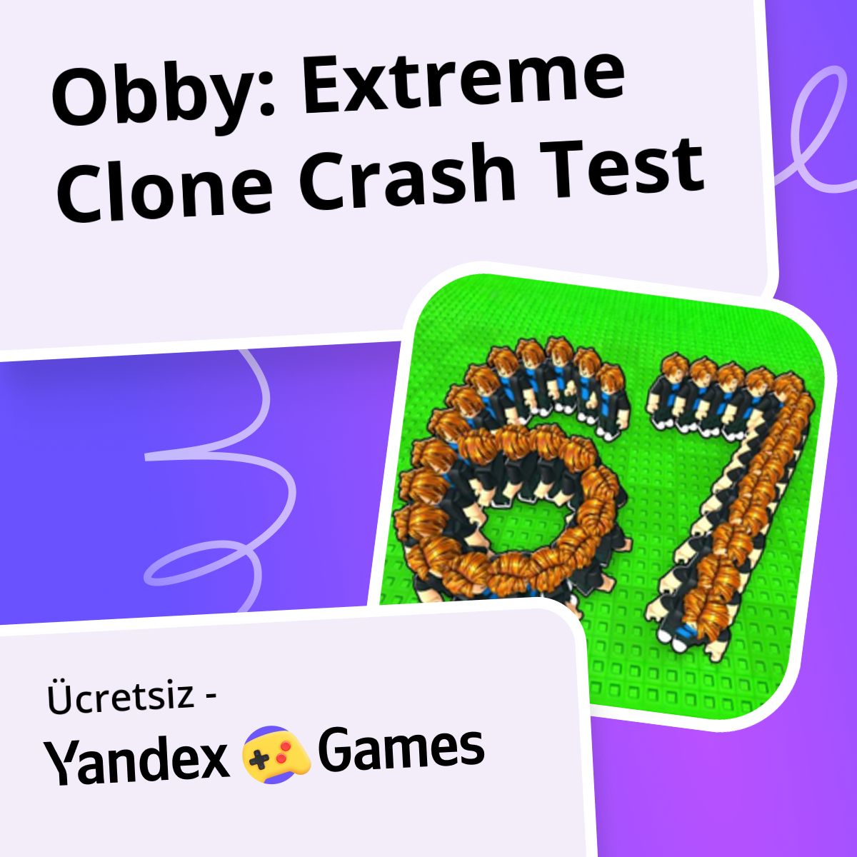 Obby: Extreme Clone Crash Test - oynayın Yandex Games üzerinde ücretsiz ...