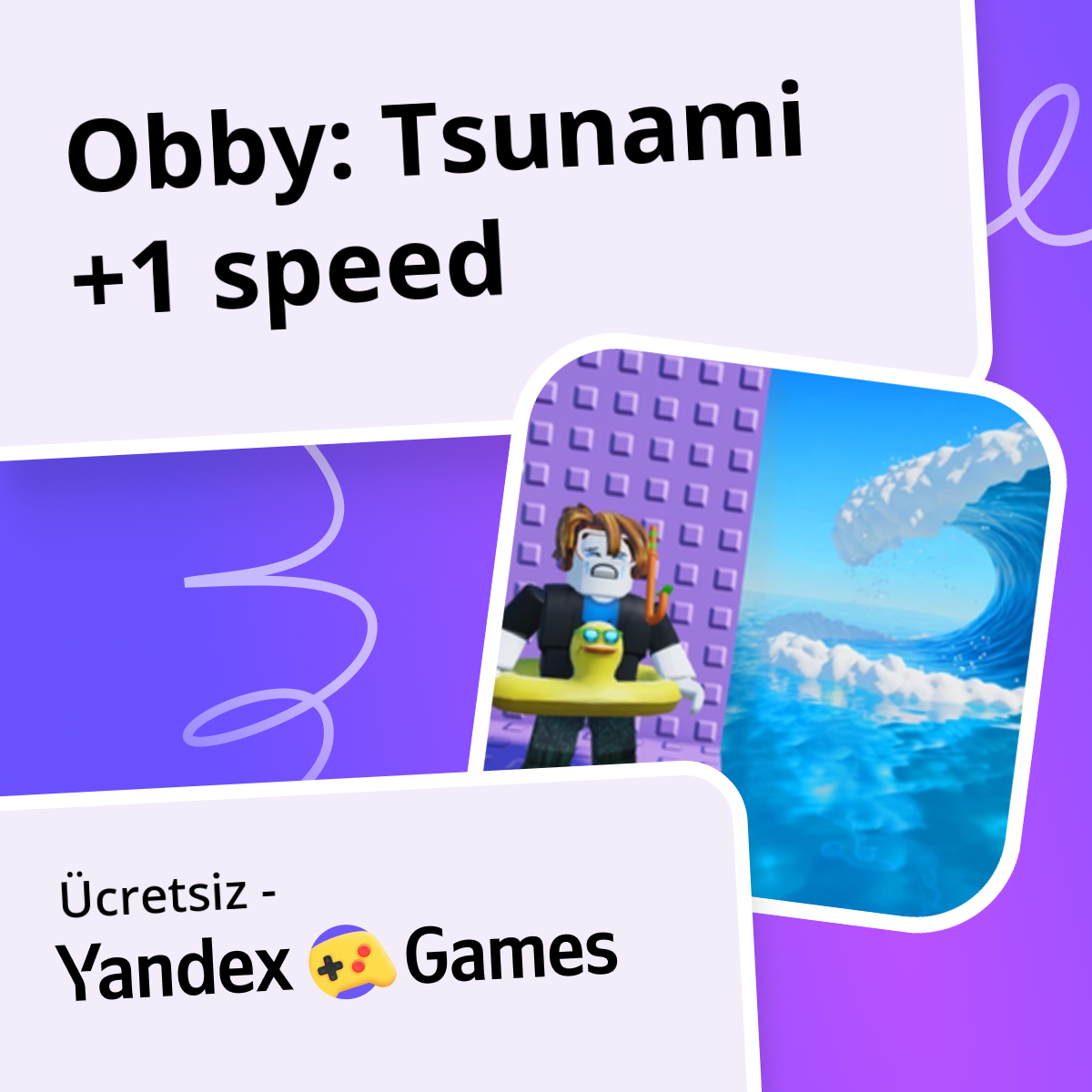Obby: Tsunami +1 speed (Serbull'den) - Yandex Games servisinde ücretsiz ...