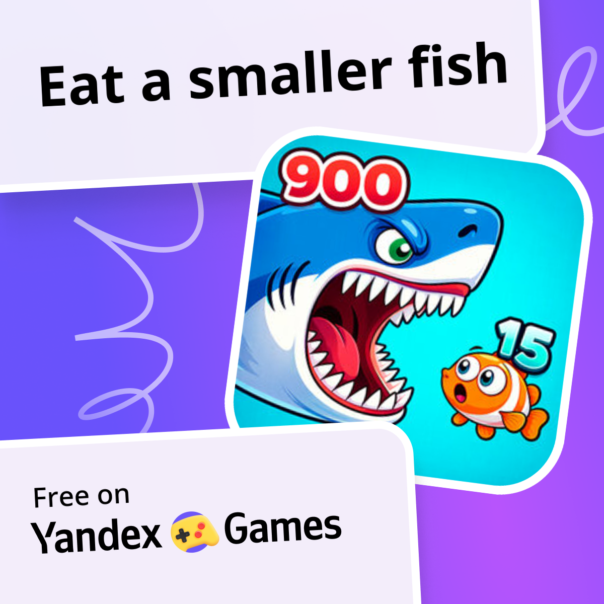 Eat a smaller fish - play online for free on Yandex Games