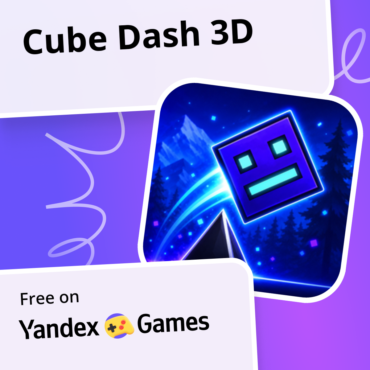 Cube Dash 3D - play online for free on Yandex Games
