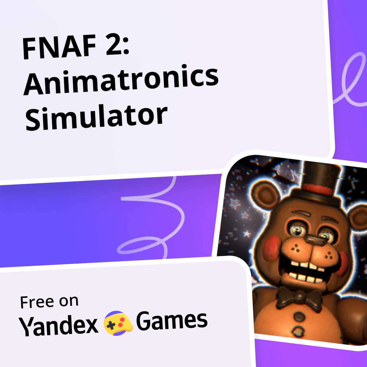 FNAF 2: Animatronics Simulator - العب مجانًا عبر الإنترنت على Yandex Games