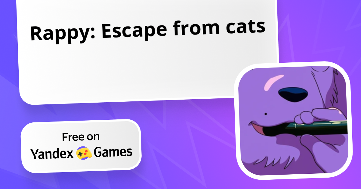 Rappy: Escape from cats (توسط digitalcaramel2)- بازی آنلاین به صورت ...