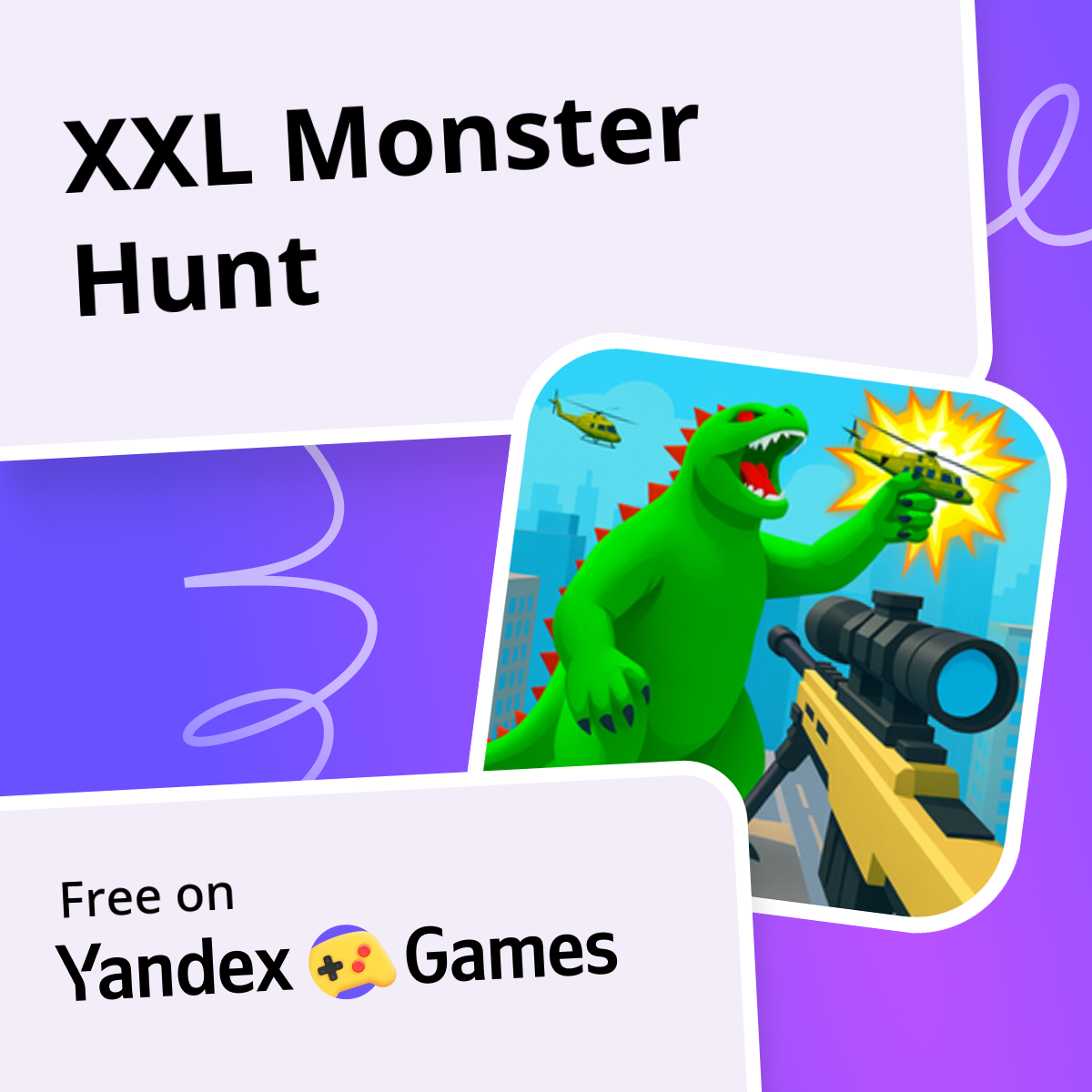 XXL Monster Hunt (by Lobster Games) - play online for free on Yandex Games
