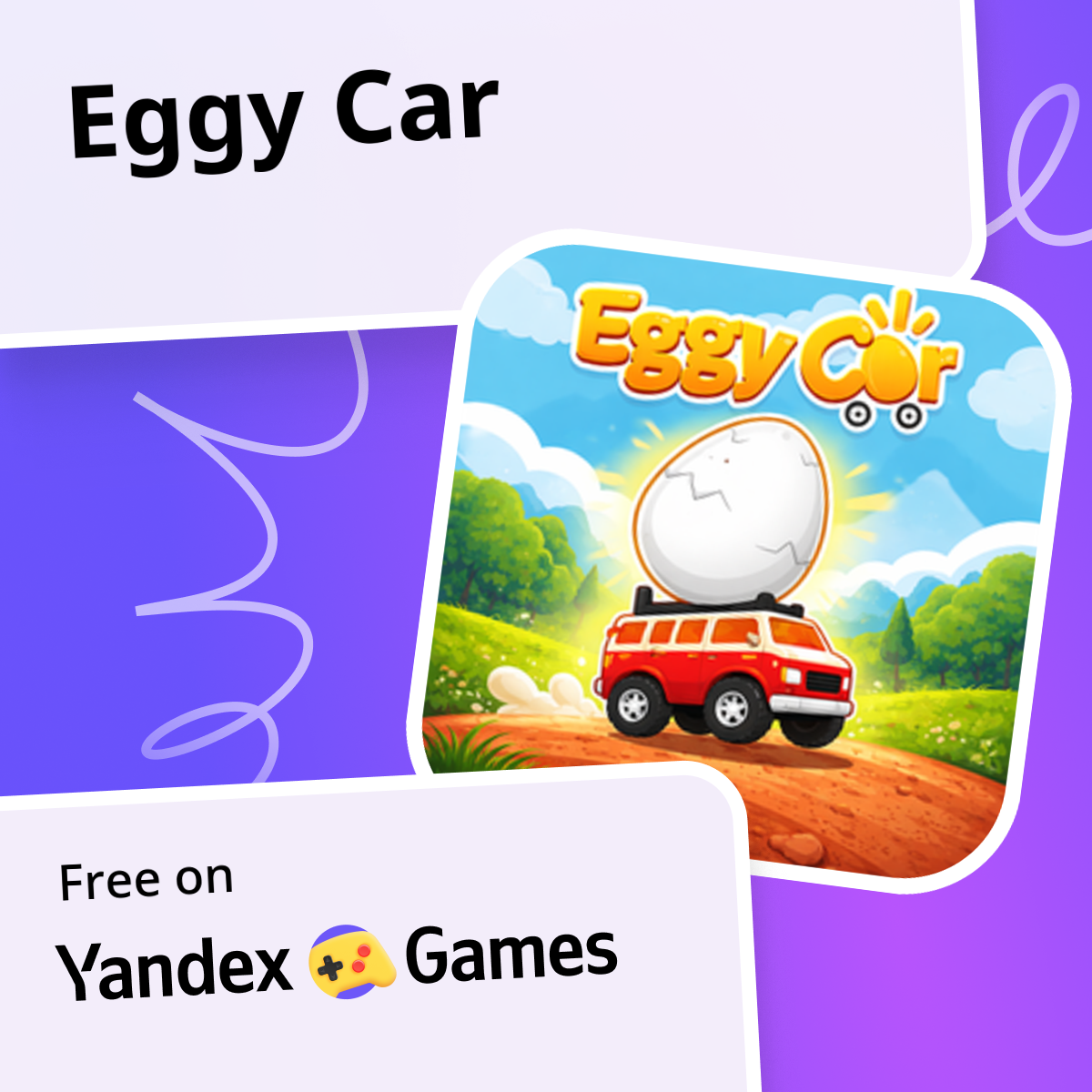 Eggy Car - play online for free on Yandex Games