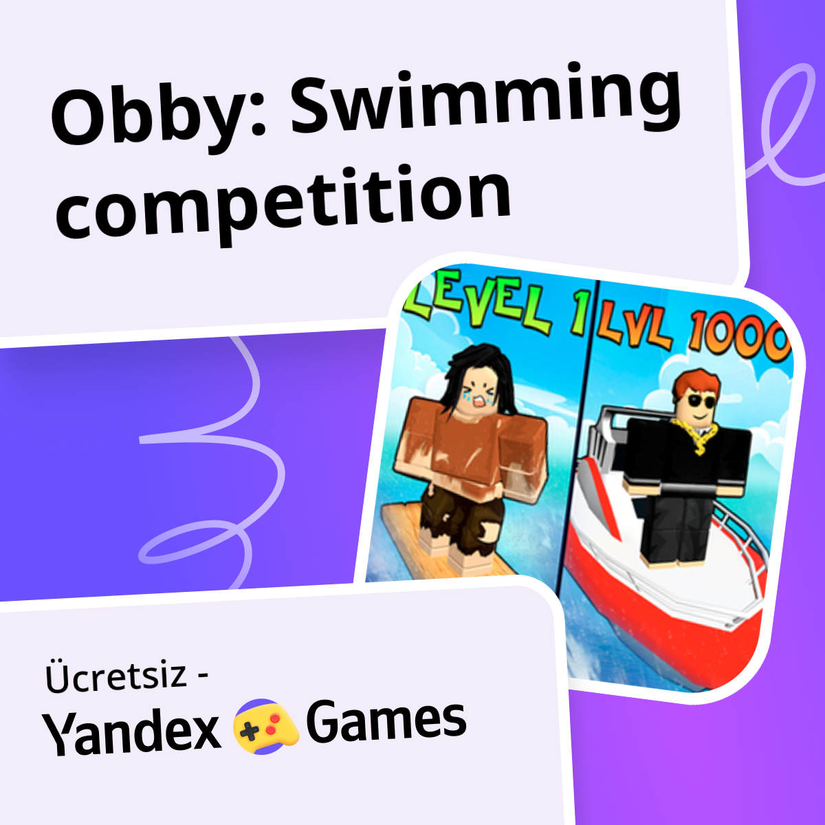 Obby: Swimming competition (Serbull'den) - Yandex Games servisinde ...