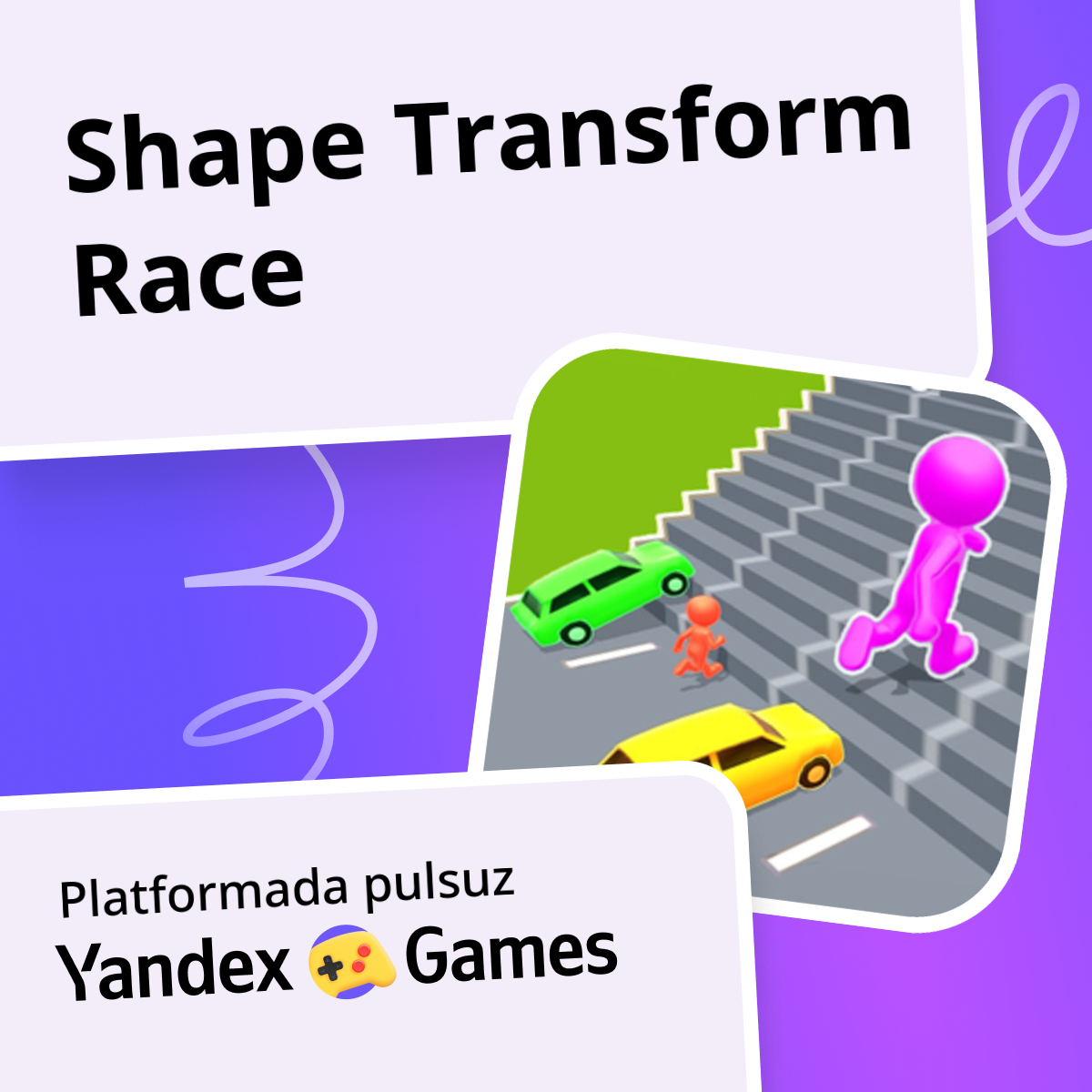 Shape Transform Race (gameVgames adlı tərtibatçıdan) - Yandex Games ...