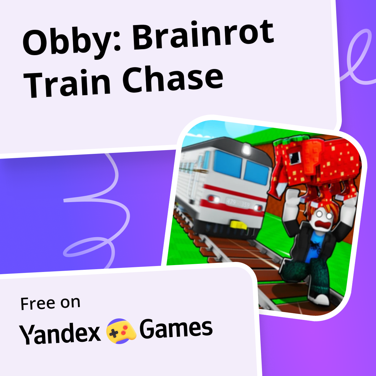 Obby: Brainrot Train Chase - play online for free on Yandex Games