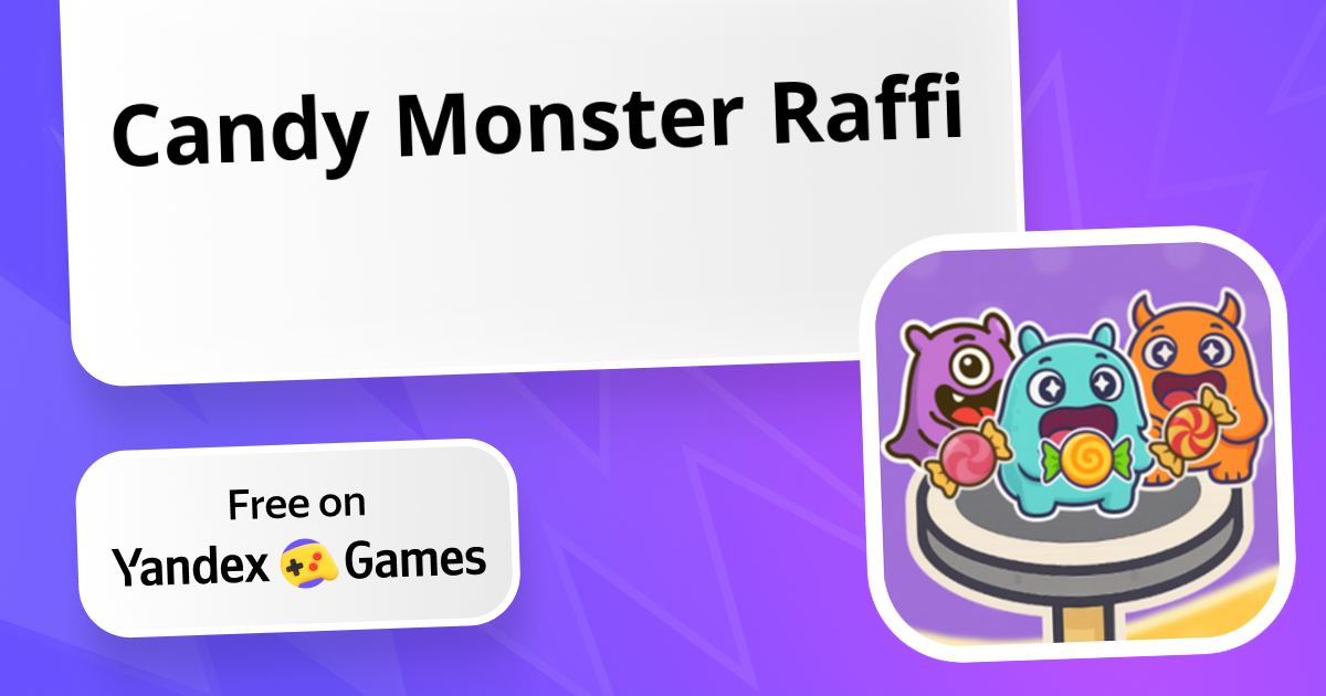 Candy Monster Raffi (من FaBuKaStudio) - العب على الإنترنت مجانًا على Yandex Games