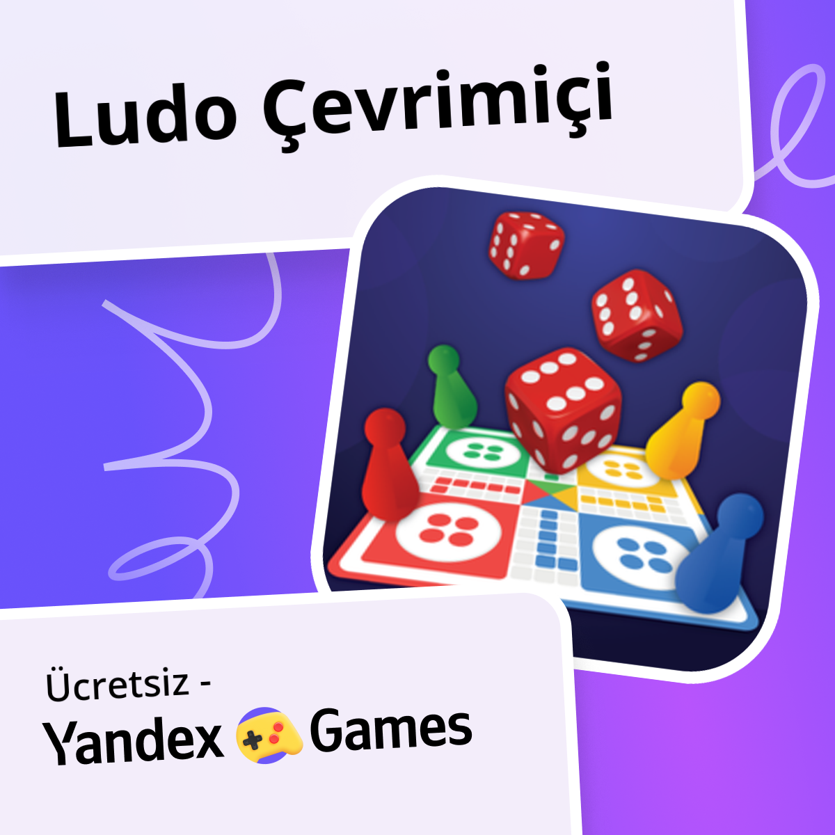 Ludo Çevrimiçi - oynayın Yandex Games üzerinde ücretsiz çevrimiçi