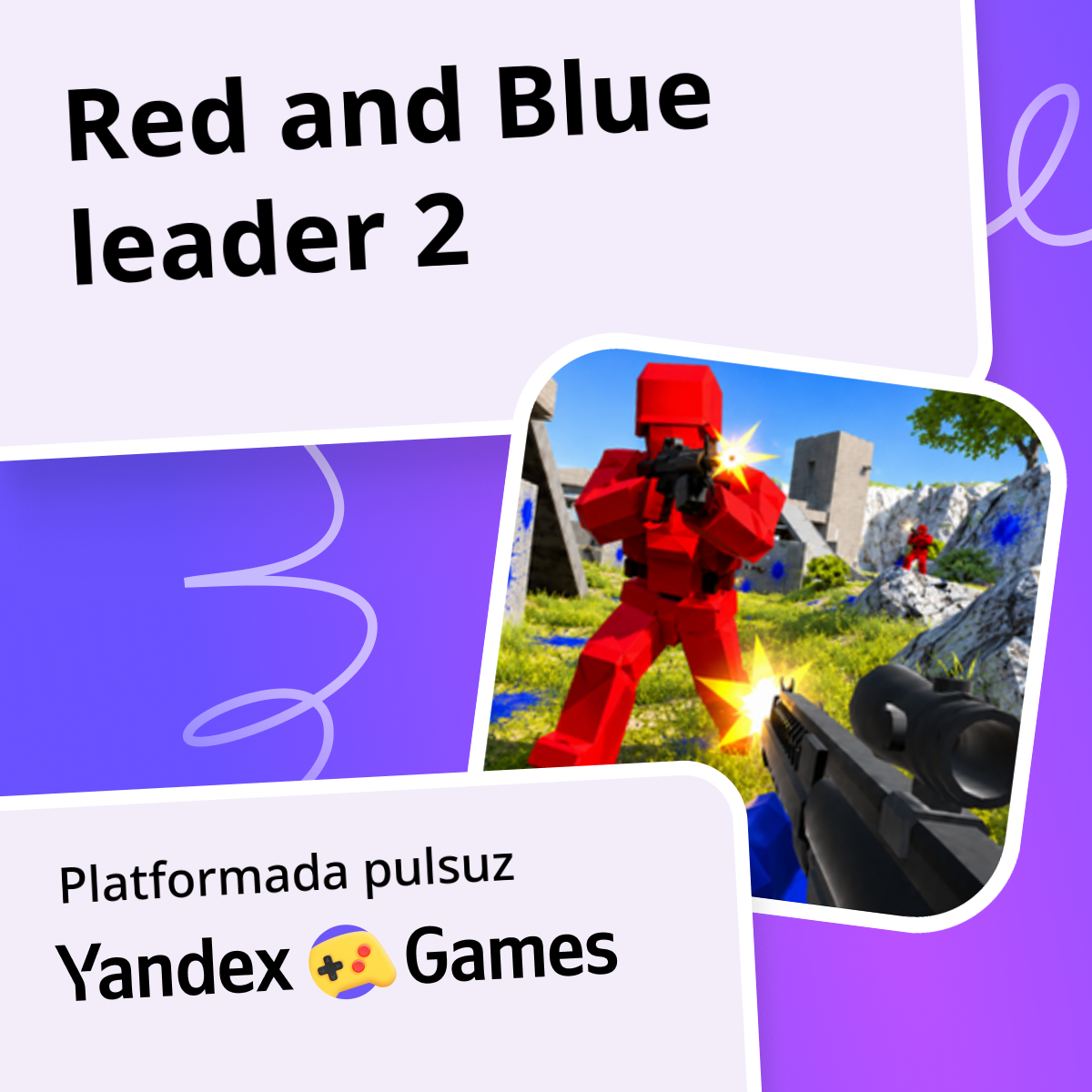 Red and Blue leader 2 - Yandex Games-də pulsuz onlayn oynayın