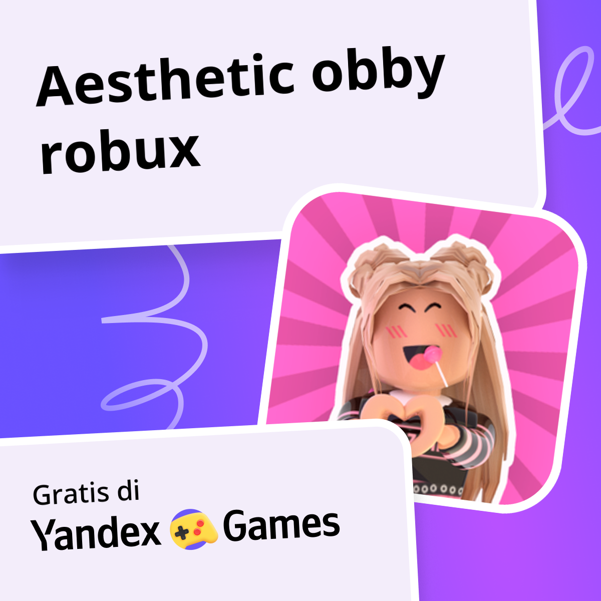 Aesthetic obby robux - main online gratis di Yandex Games