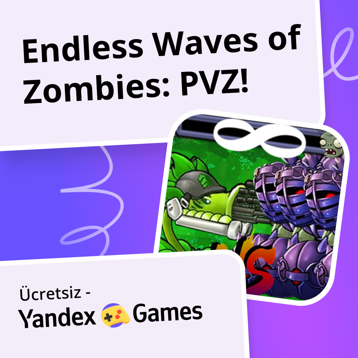Endless Waves of Zombies: PVZ! (citrus blot'den) - Yandex Games ...