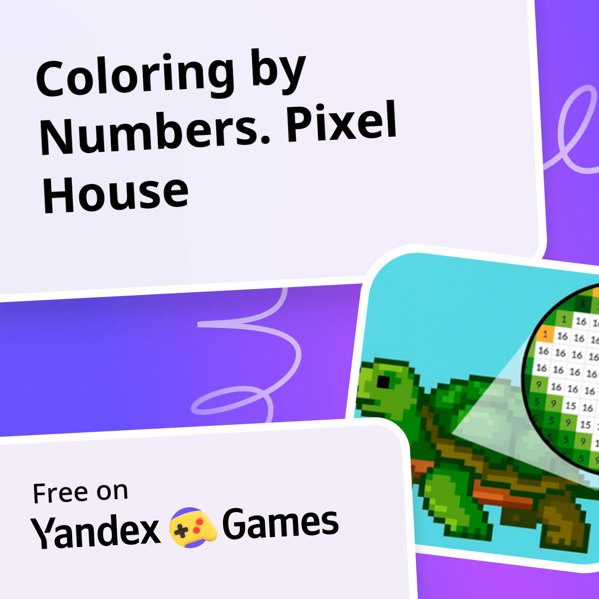 Coloring by Numbers. Pixel House (by MirraGames) - play online for free ...