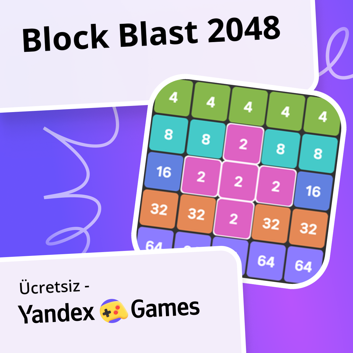 Block Blast 2048 - oynayın Yandex Games üzerinde ücretsiz çevrimiçi