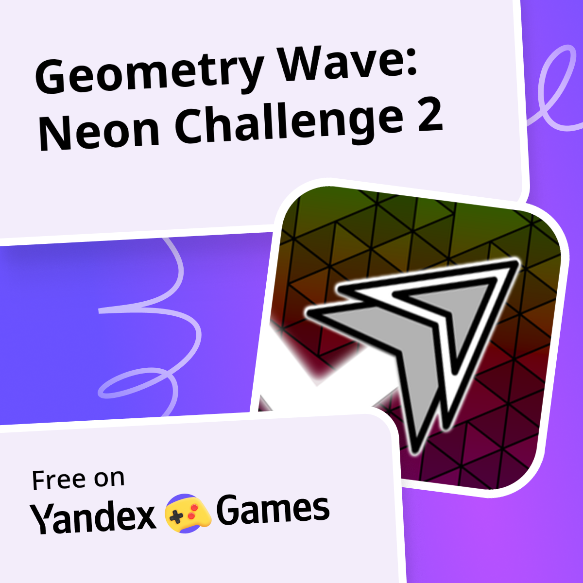Geometry Dash Hyper Wave: Neon Challenge 2 (by IceRainWave) - play ...