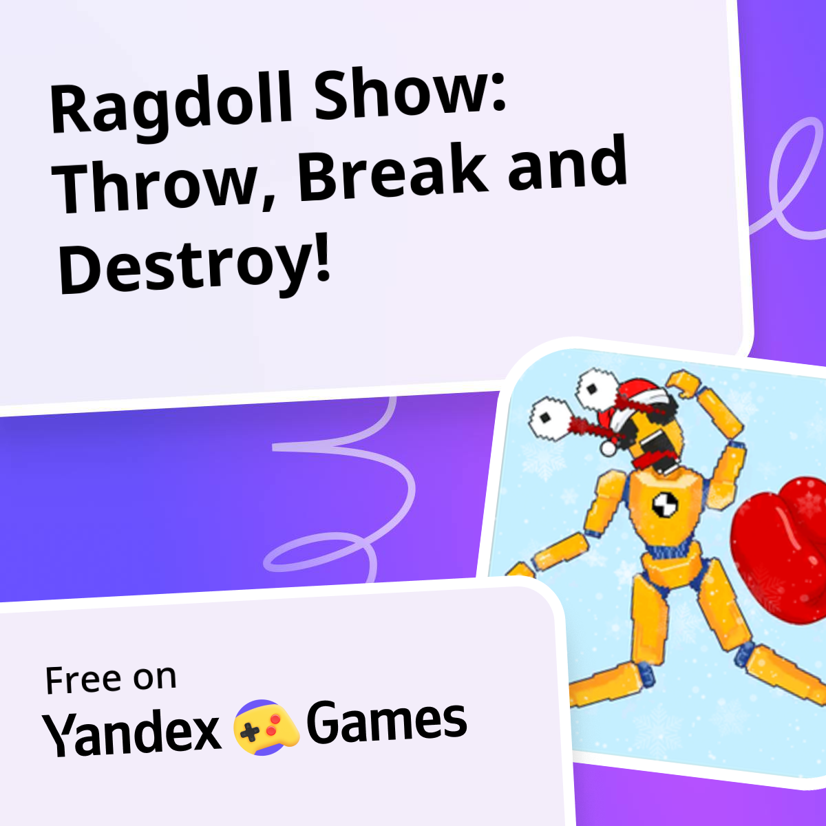 Ragdoll Show: Throw, Break and Destroy! (by Smart Games) - play online ...