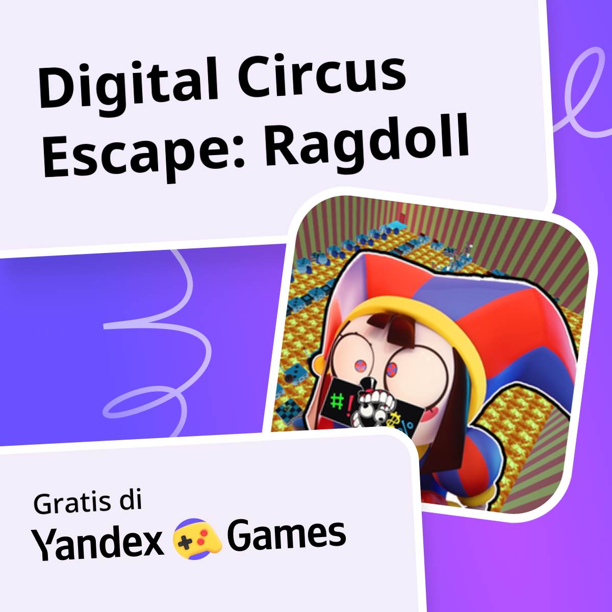 Digital Circus Escape: Ragdoll (oleh i12IQGames)- mainkan online secara ...
