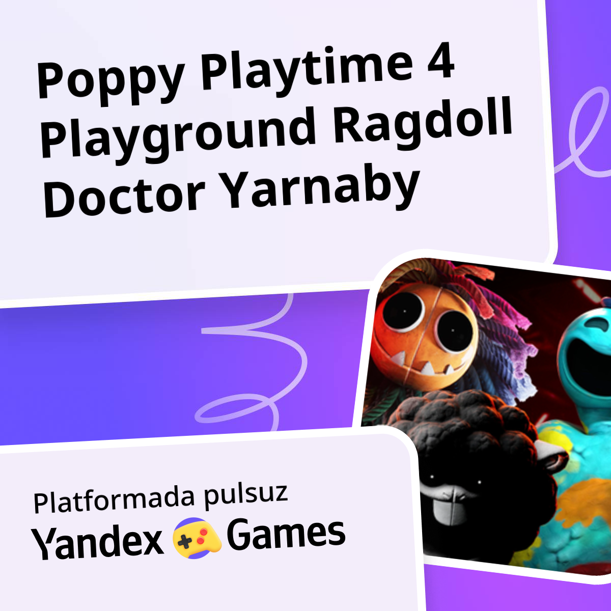 Poppy Playtime 4 Playground Ragdoll Doctor Yarnaby (Ginger adlı ...