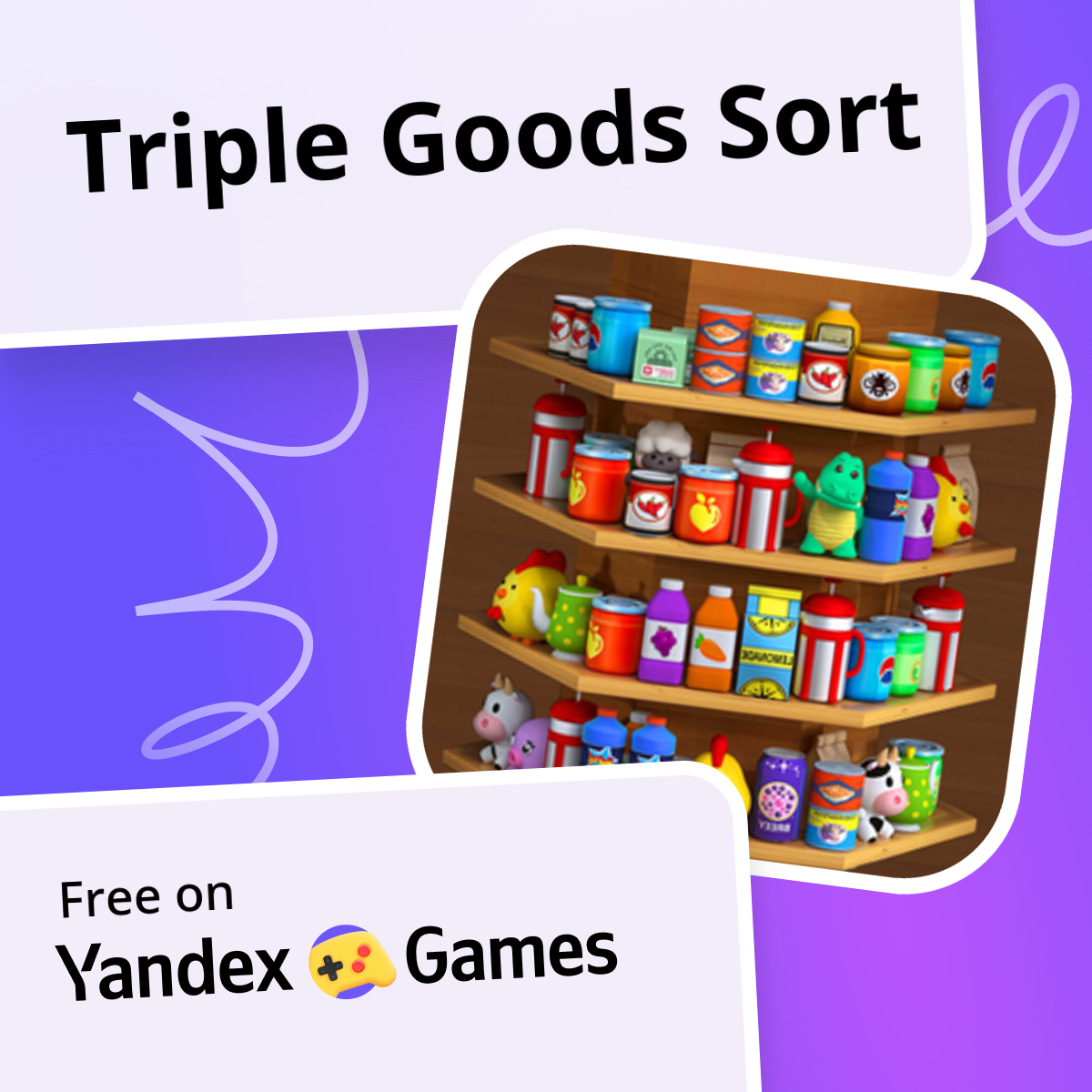 Triple Goods Sort (by Cocos Labs) - play online for free on Yandex Games