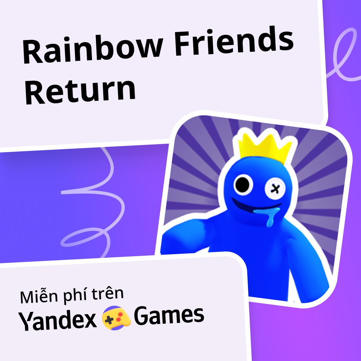 Rainbow Friends Return - chơi trực tuyến miễn phí trên Yandex Games