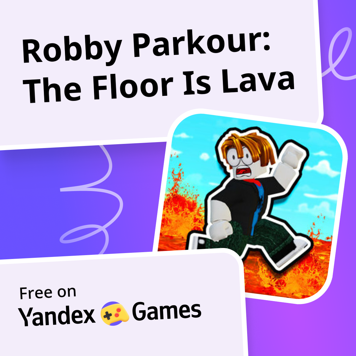 Robby Parkour: The Floor Is Lava (by CatGame Studio) - play online for free on Yandex Games