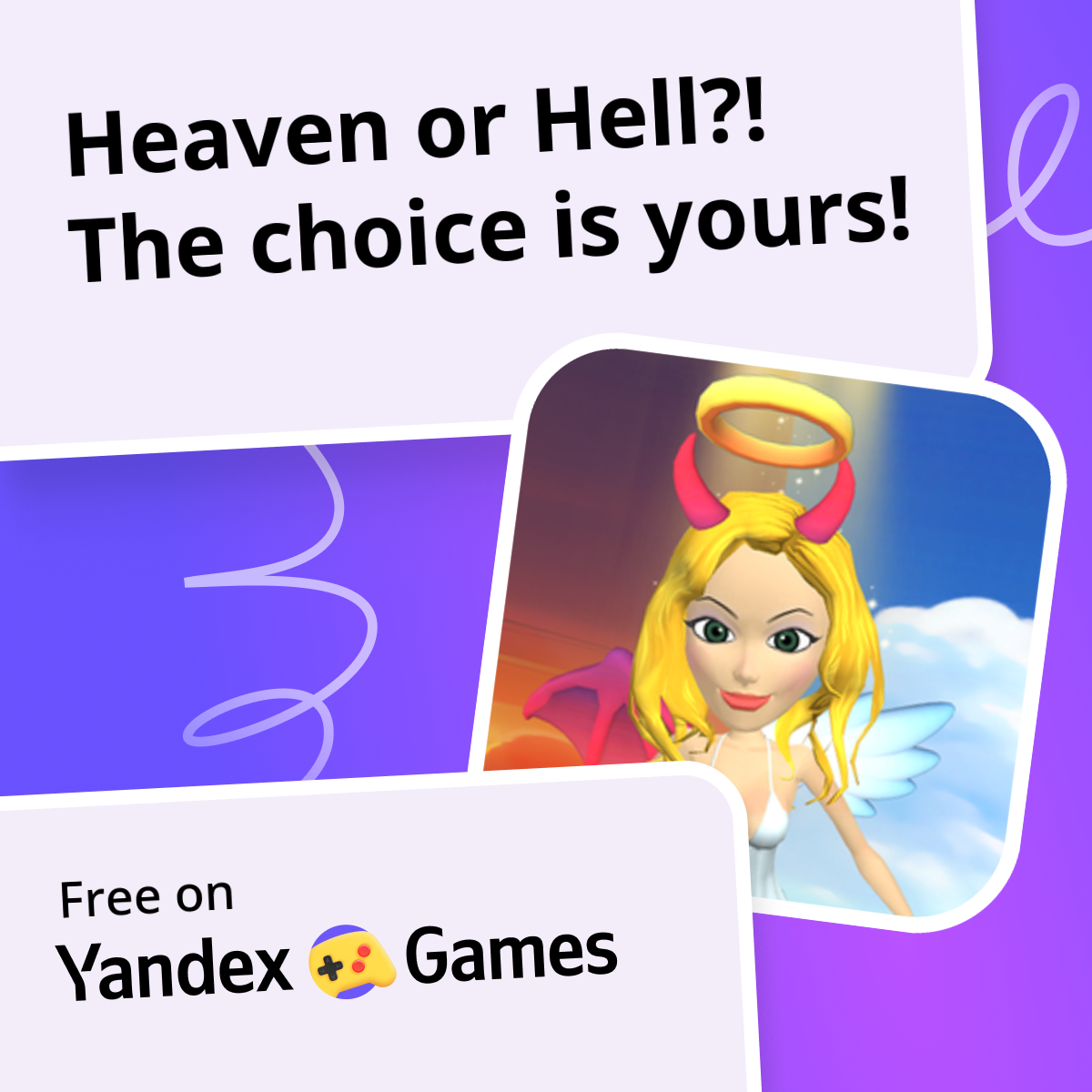 Heaven or Hell?! The choice is yours! (by Andles Games) - play online for free on Yandex Games