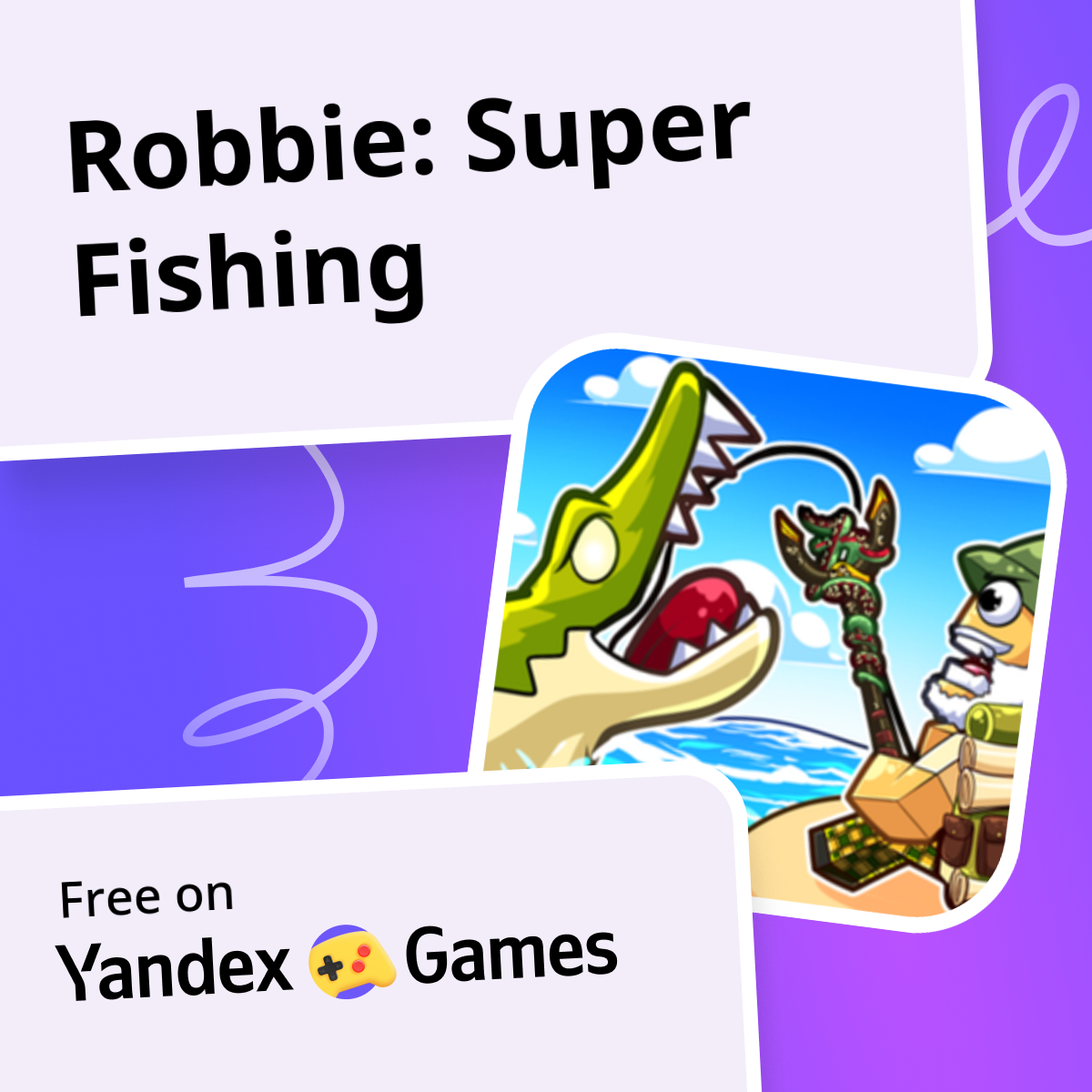 Robbie: Super Fishing (by GB Games) - play online for free on Yandex Games
