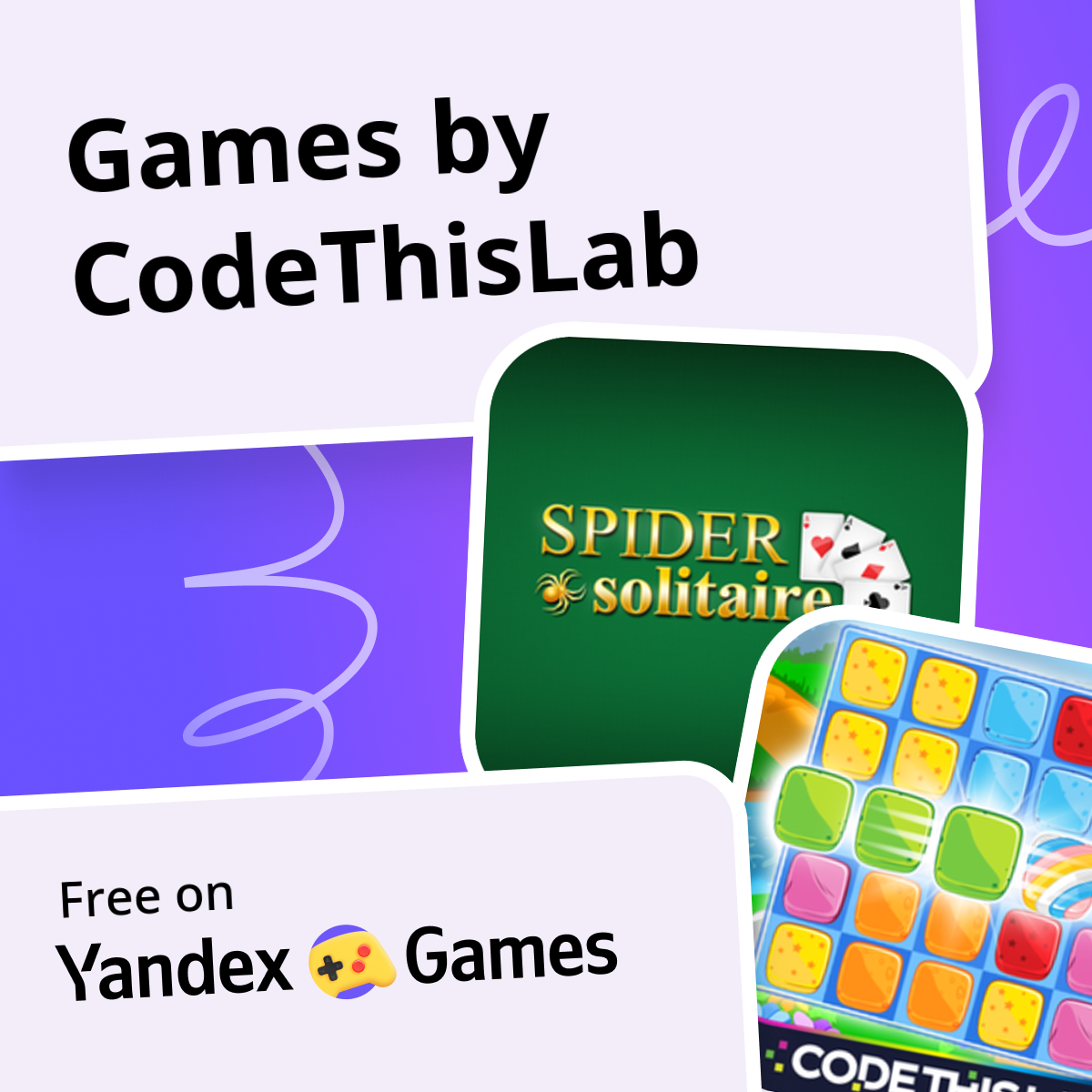 משחקים מאת CodeThisLab | Yandex Games