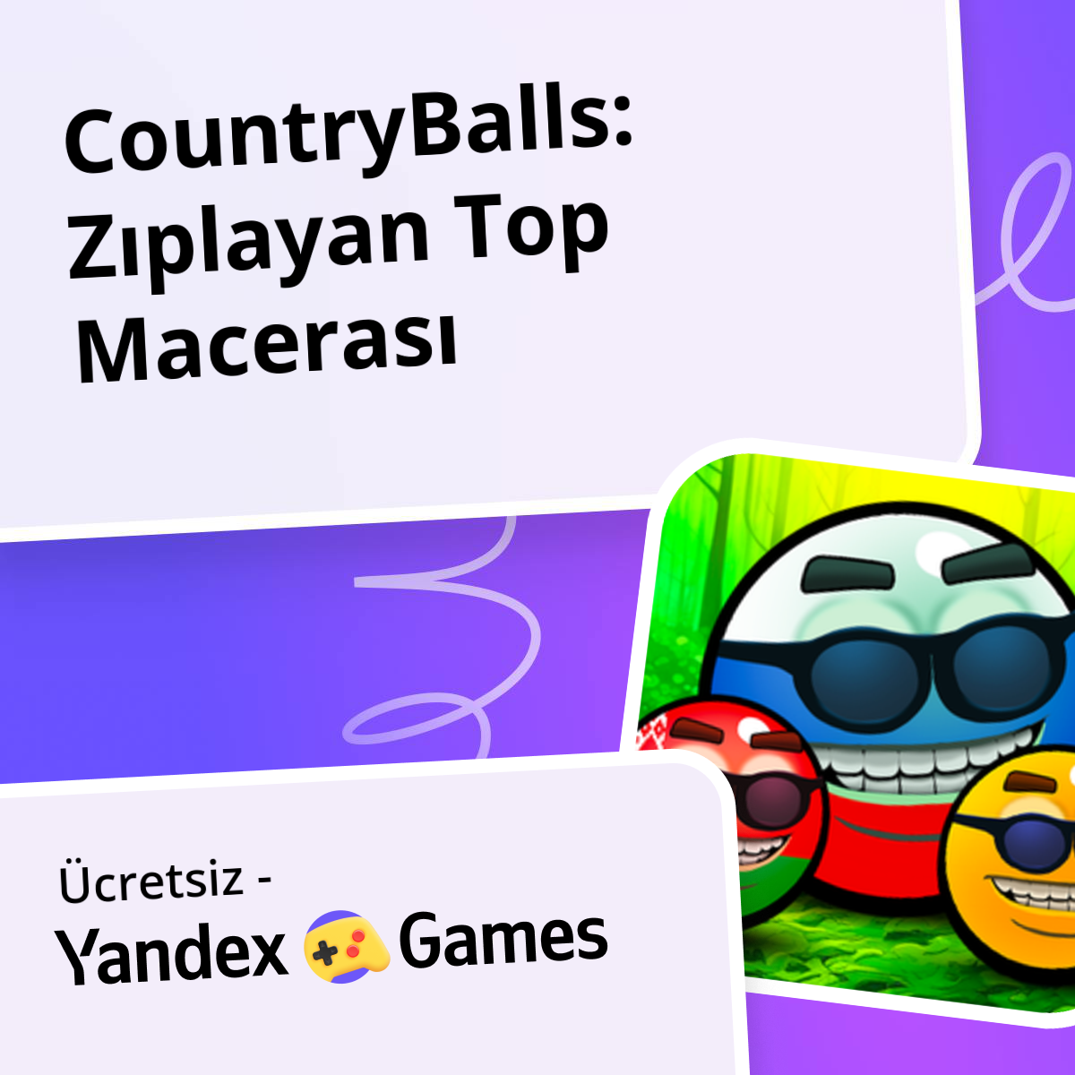CountryBalls: Zıplayan Top Macerası (New Generation Games'den) - Yandex Games servisinde ...