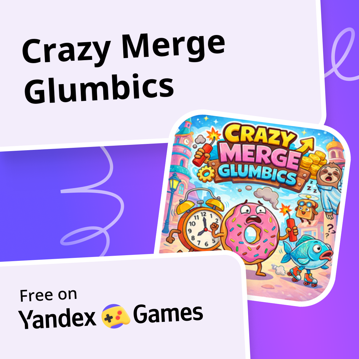 Crazy Merge Glumbics (by GameFace) - play online for free on Yandex Games