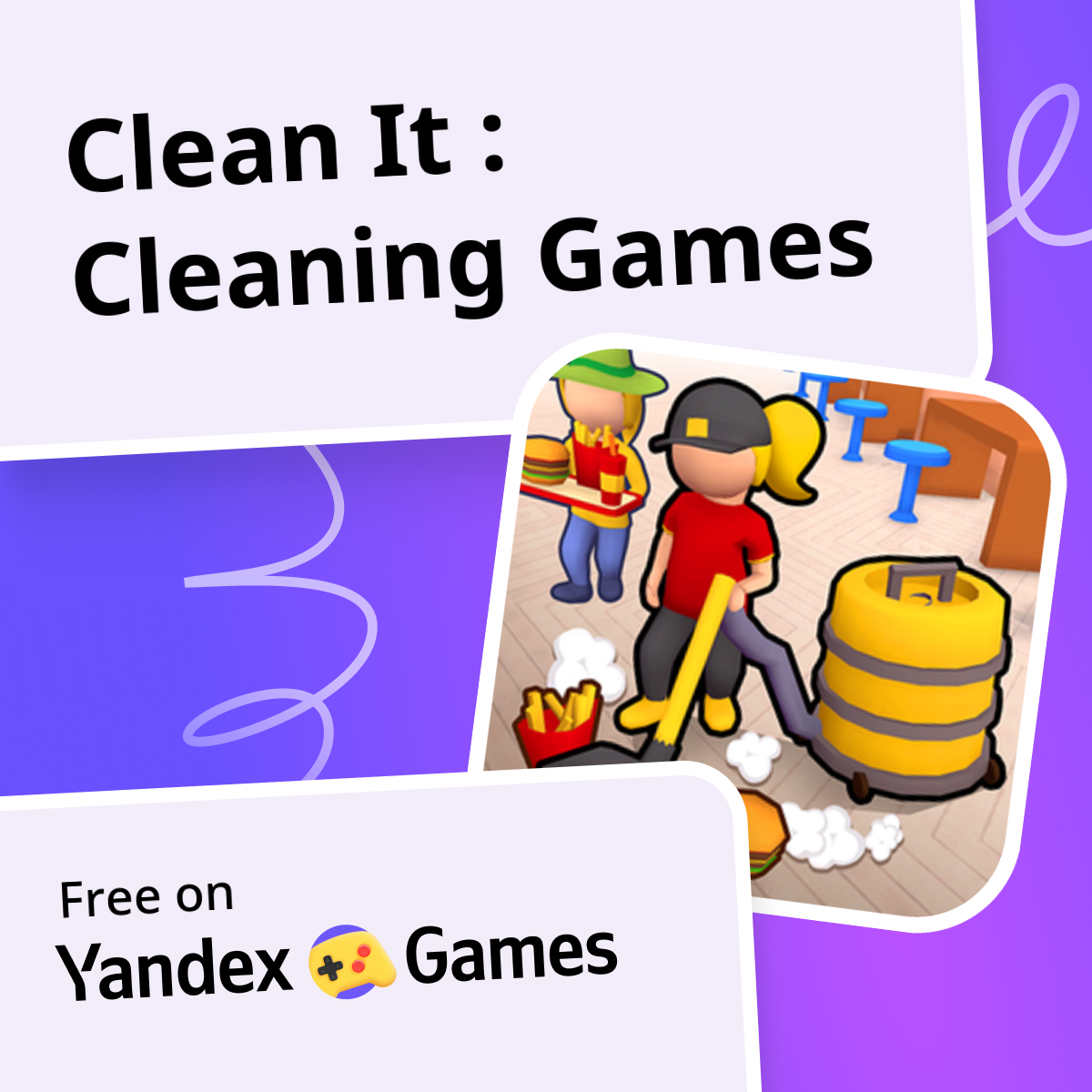 Clean It : Cleaning Games (by Gladefx) - play online for free on Yandex ...