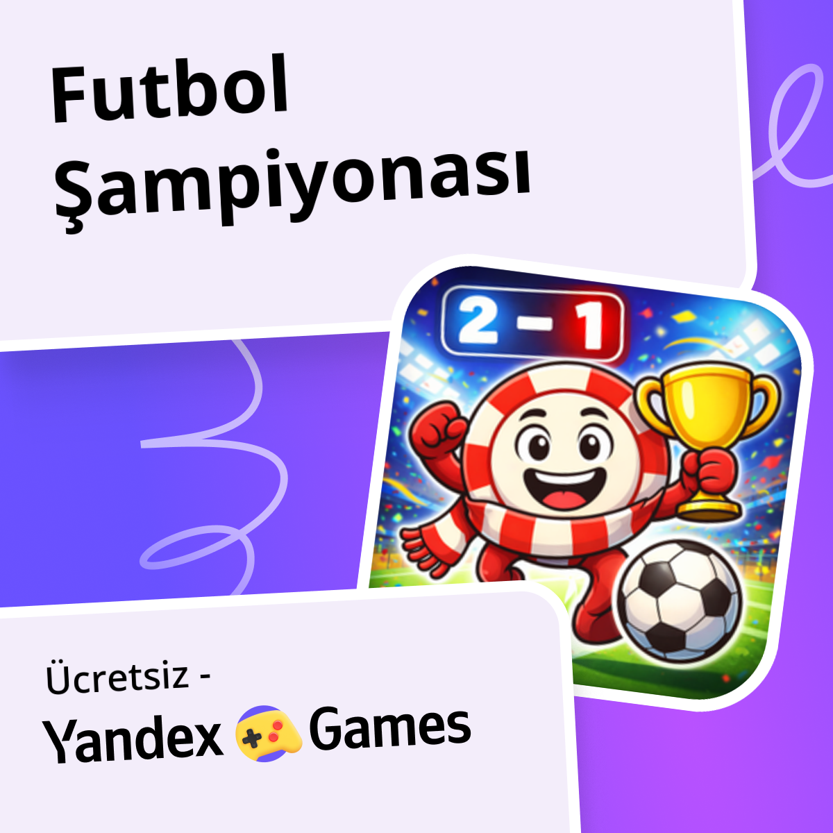 Futbol Şampiyonası - oynayın Yandex Games üzerinde ücretsiz çevrimiçi