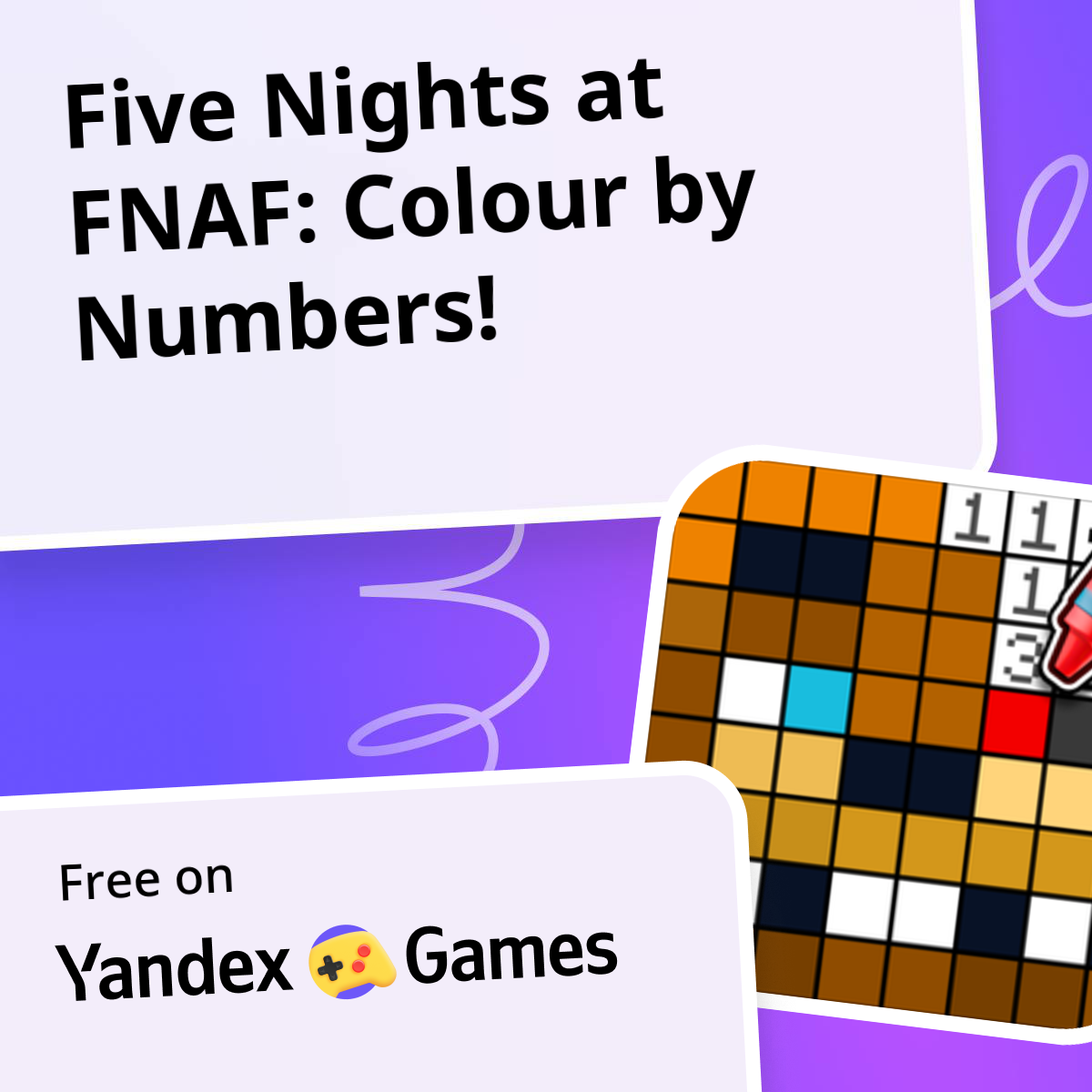 Five Nights at FNAF: Colour by Numbers! - play online for free on ...