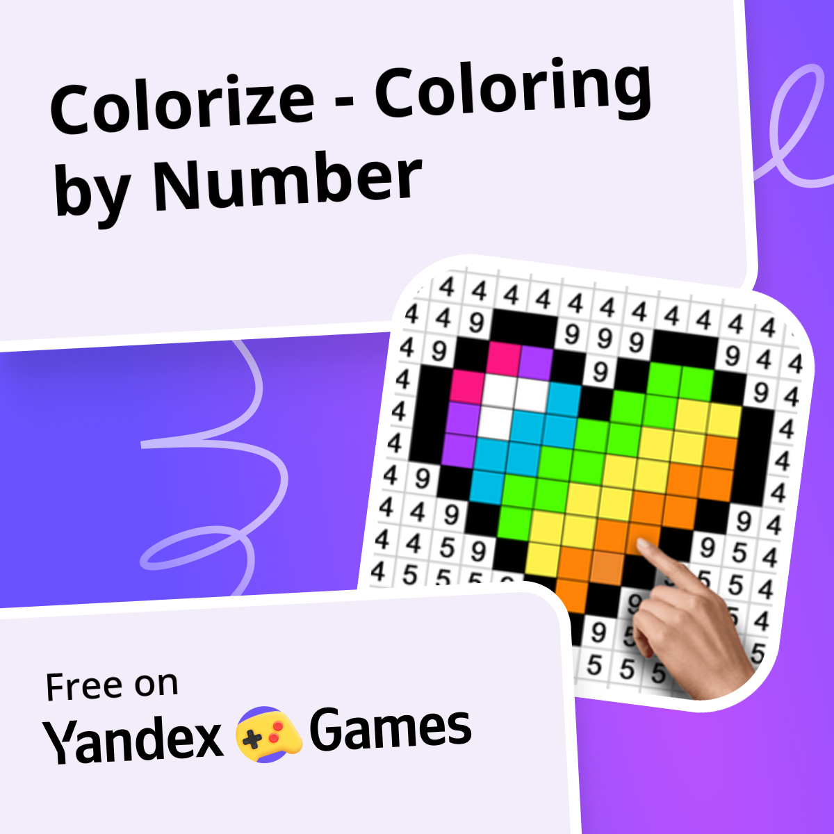 Colorize - Coloring by Number (توسط D-Games)- بازی آنلاین به صورت ...