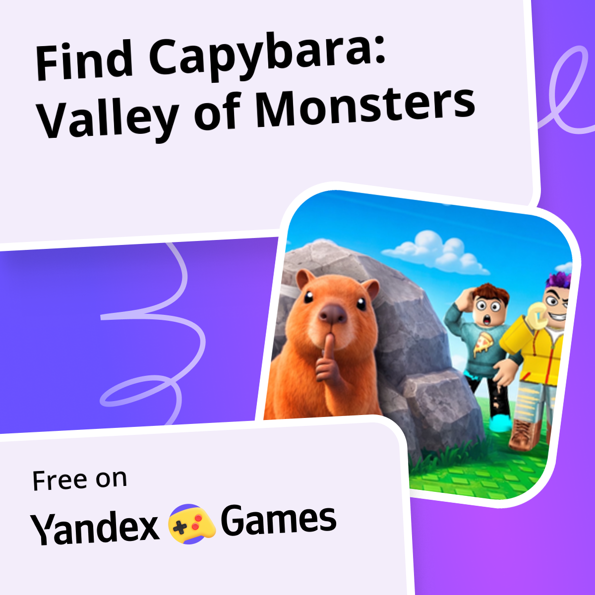 Find Capybara: Valley of Monsters - play online for free on Yandex Games