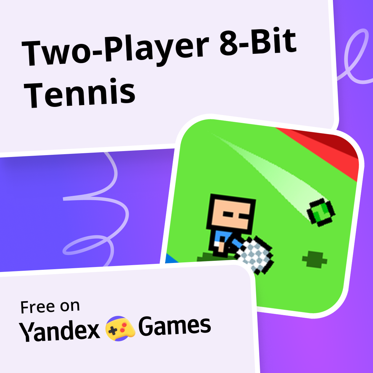Two-Player 8-Bit Tennis (by Black Cat) - play online for free on Yandex ...