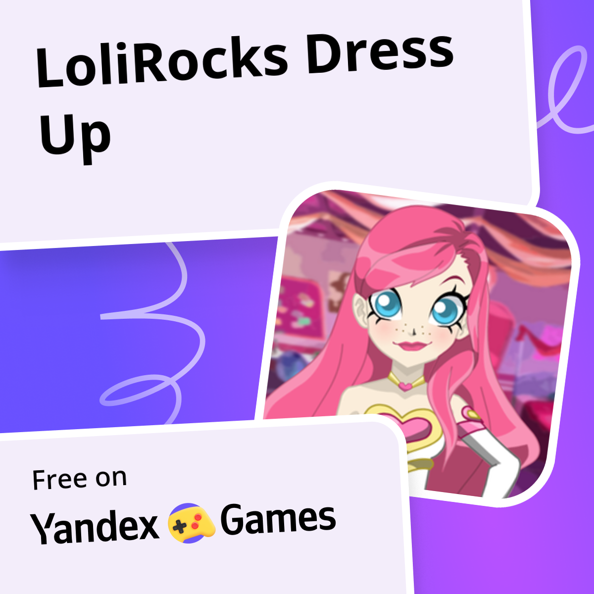 LoliRocks Dress Up - play online for free on Yandex Games