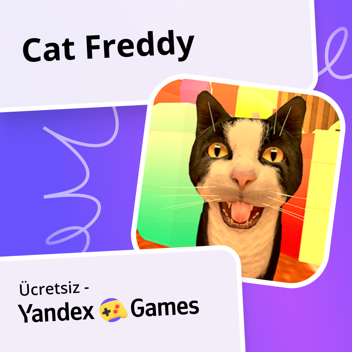 Cat Freddy - oynayın Yandex Games üzerinde ücretsiz çevrimiçi