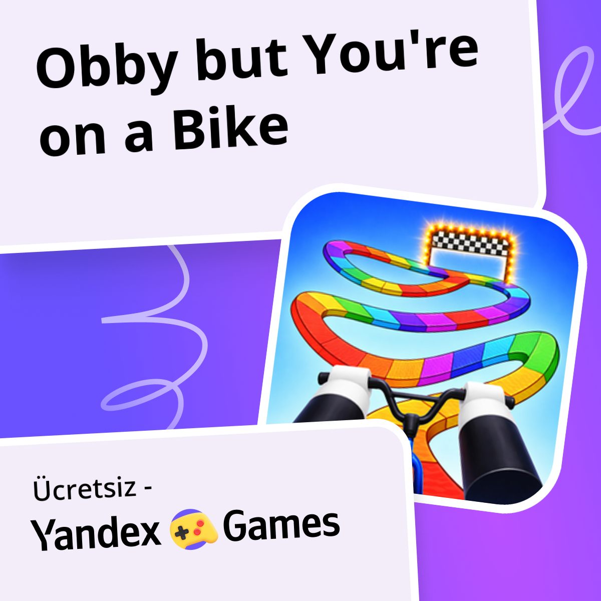 Obby but You're on a Bike - oynayın Yandex Games üzerinde ücretsiz ...