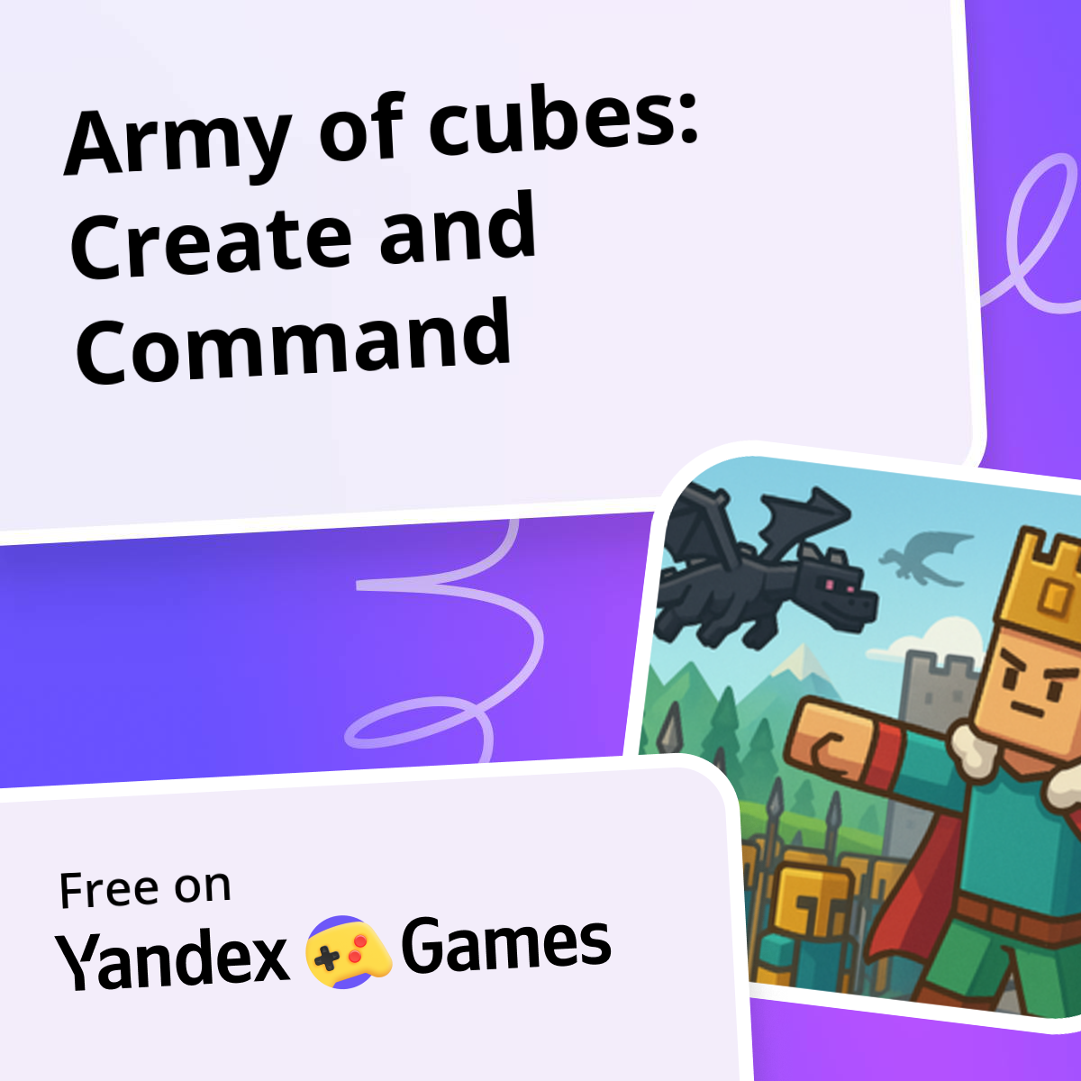 Army of cubes: Create and Command (by AGAVA Games) - play online for free on Yandex Games