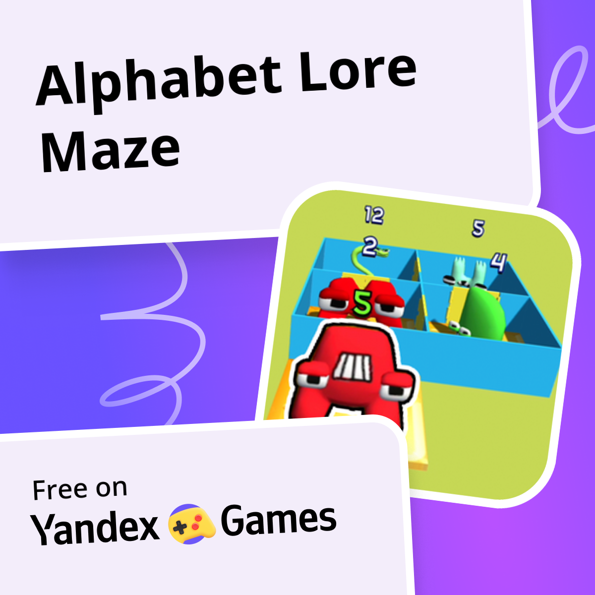 Alphabet Lore Maze (by MirraGames) - play online for free on Yandex Games