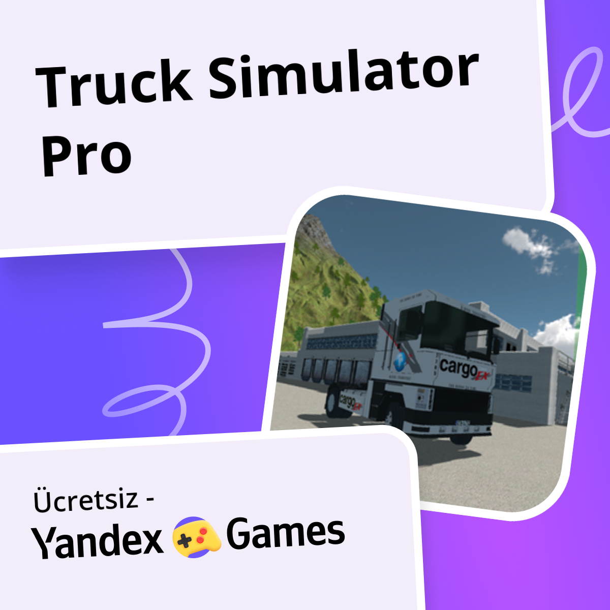 Truck Simulator Pro - oynayın Yandex Games üzerinde ücretsiz çevrimiçi