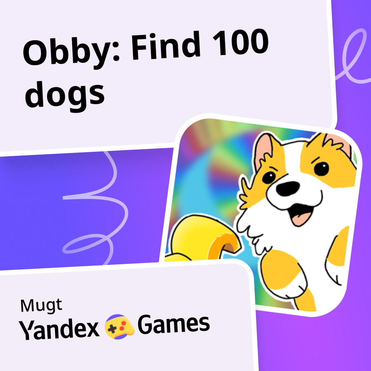 Obby: Find 100 dogs (Six Stones tarapyndan) - Yandex Games on-da mugt oýnaň