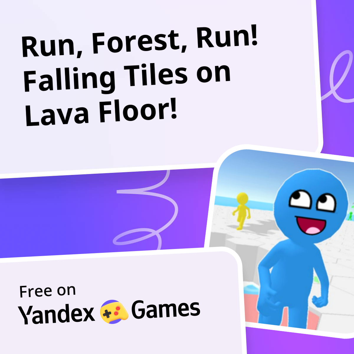 Run, Forest, Run! Falling Tiles on Lava Floor! (by Featured Games ...